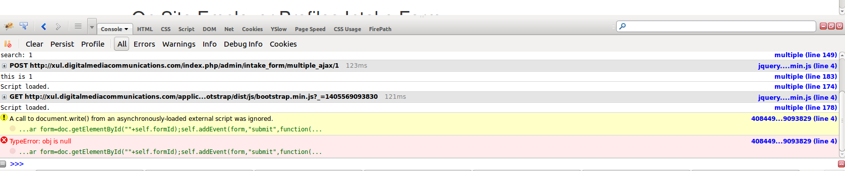 A Call To Document Write From An Asynchronously Loaded External Script Was Ignored